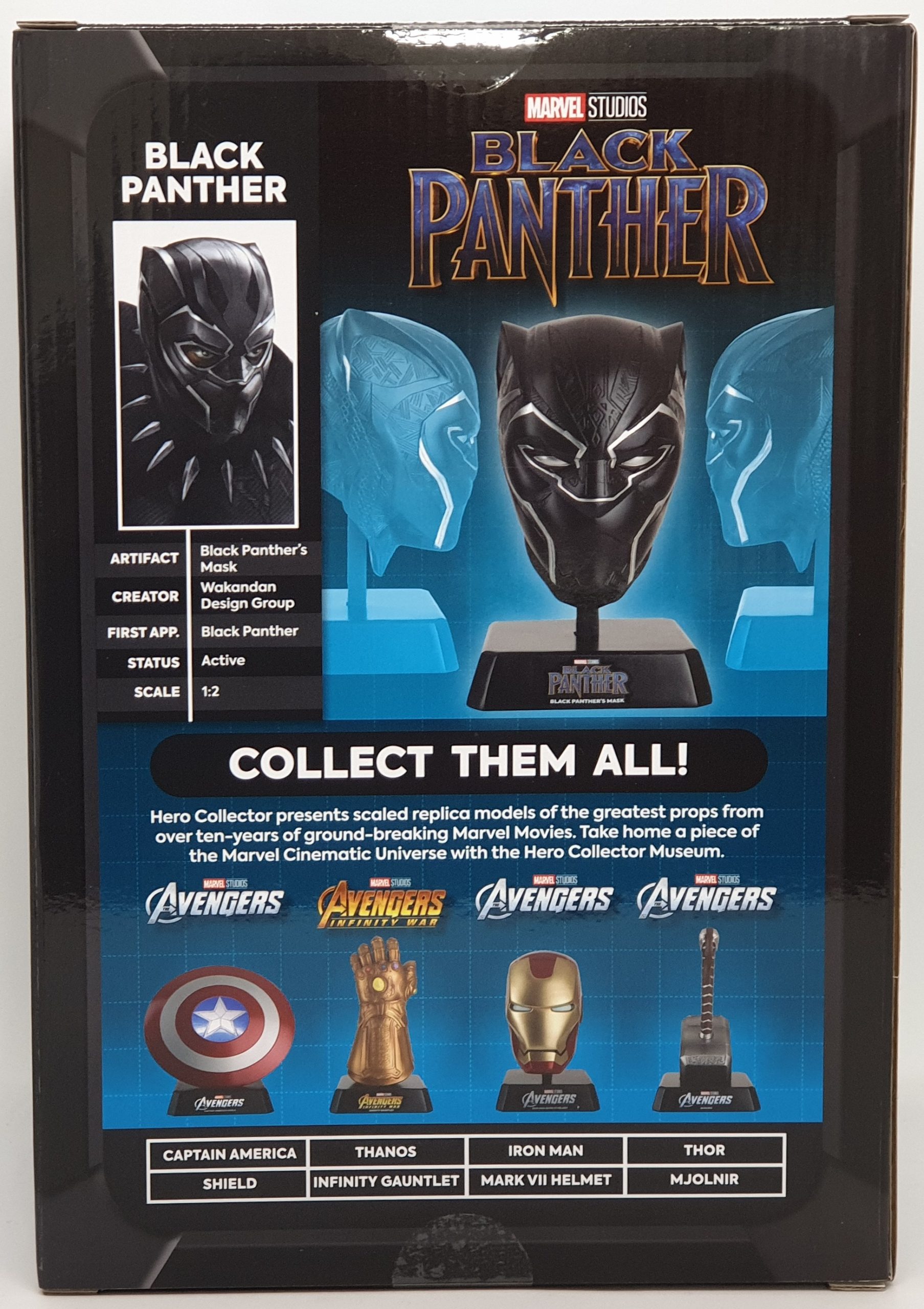 #05 BLACK PANTHER MASK Replica (Eaglemoss Marvel Movie... - MR Collectibles