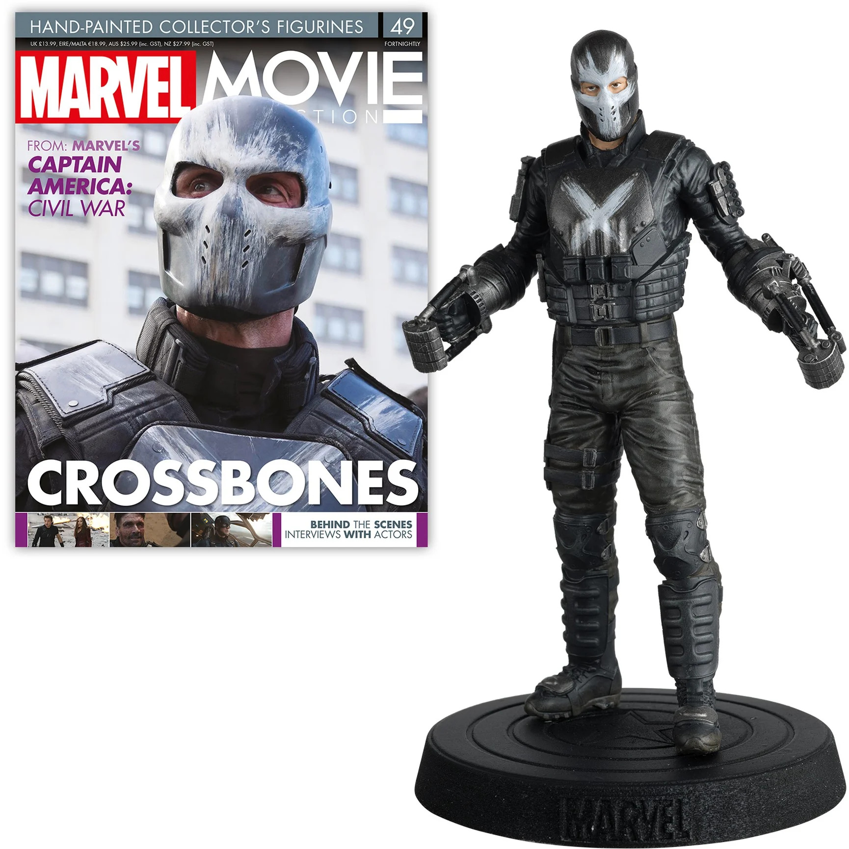 #049 CROSSBONES Eaglemoss Marvel Movie - MR Collectibles