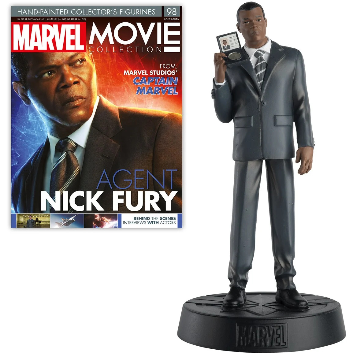 #098 AGENT NICK FURY Eaglemoss Marvel Movie - MR Collectibles