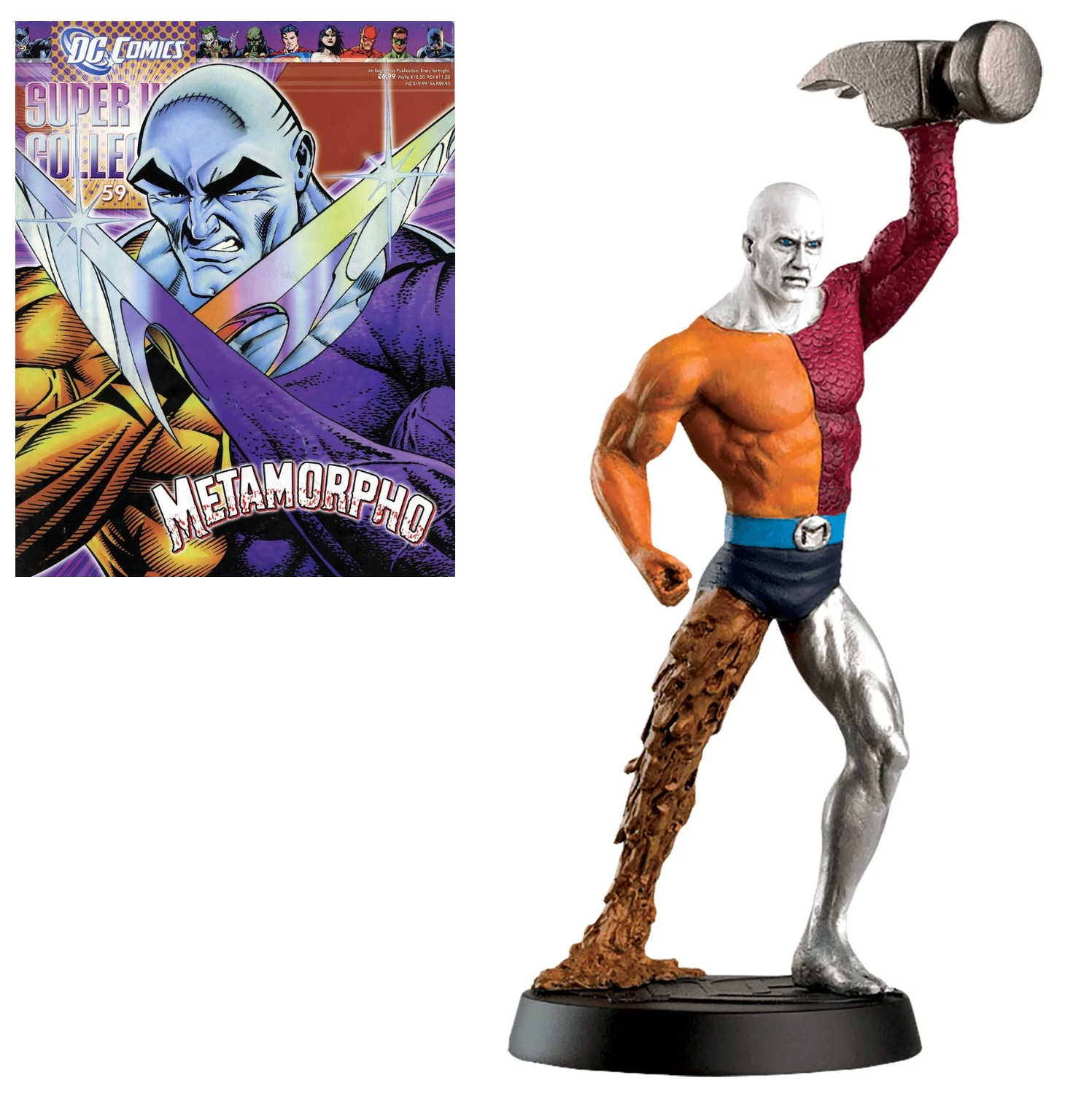 #059 METAMORPHO Eaglemoss DC Superhero - MR Collectibles